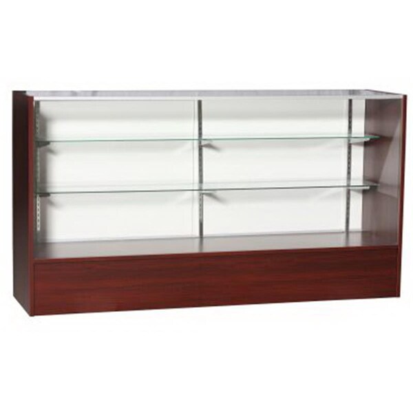 Amko 60 in. Full Vision Showcase, Cherry SC5-C | Zoro